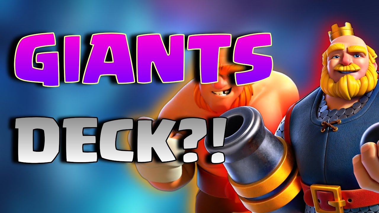 GIANTS DECK BE LIKE | GIANTS DECK CLASH ROYALE | CLASH ROYALE MEMES ...