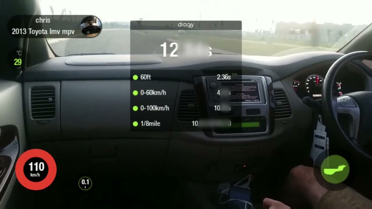 Toyota Innova 2KD Remap 0-100 kmh Remap D4D Diesel Not Sentul Drag ...