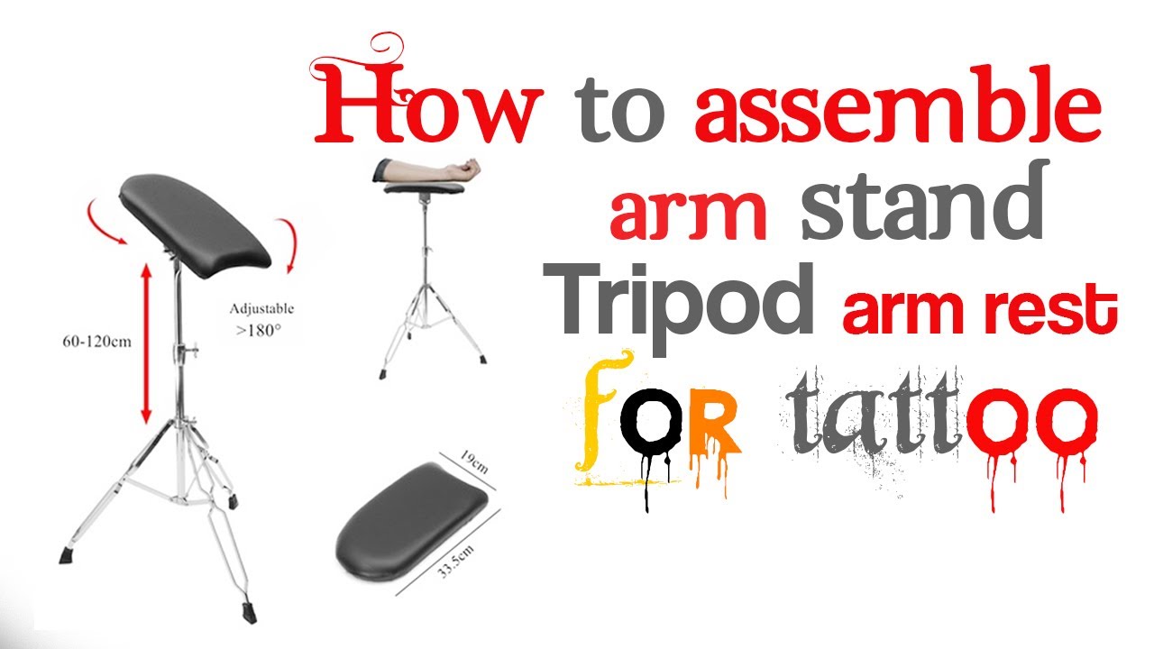 How to assemble arm stand l steel Tripod arm rest for tattoo by Mumbai ...