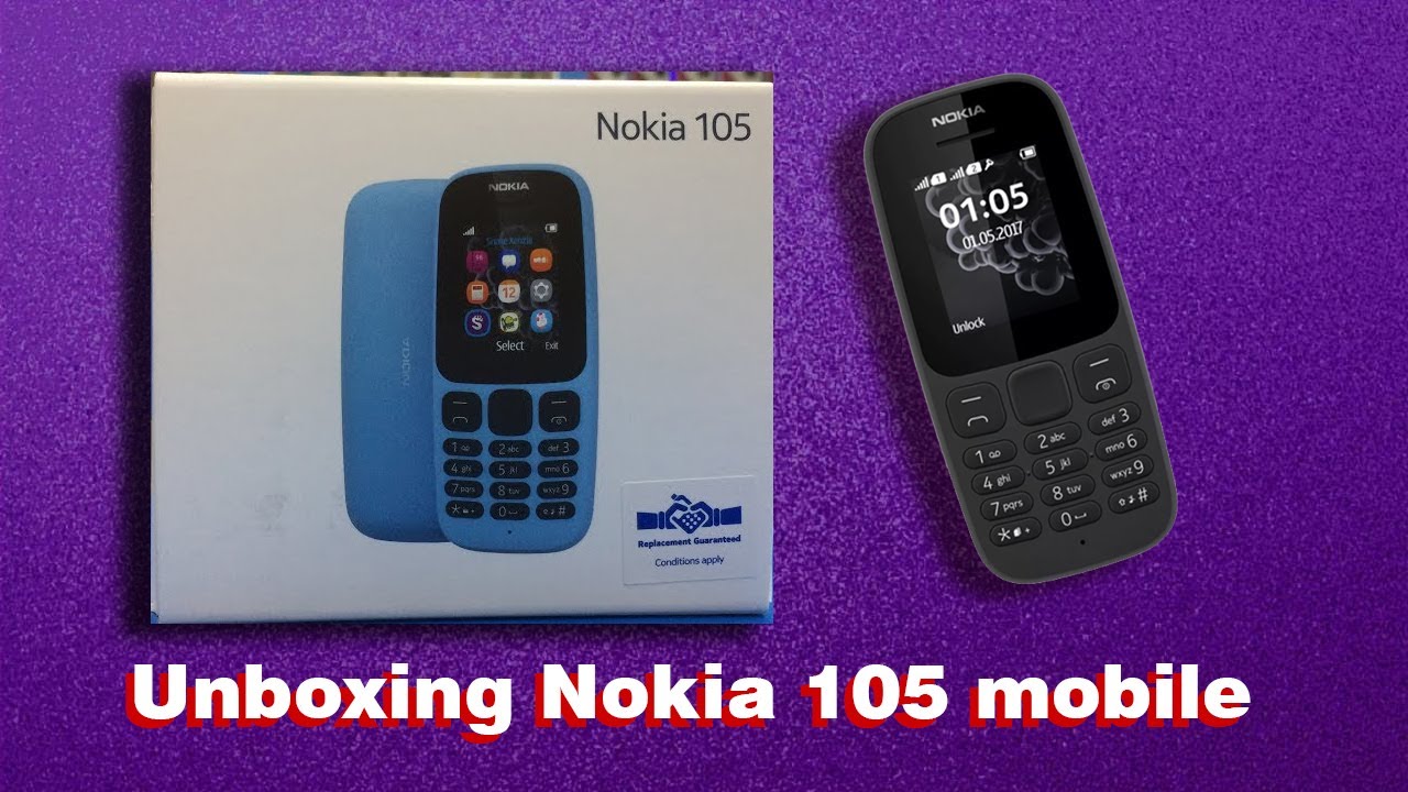 unboxing Nokia 105 keypad mobile phone buying from Amazon and review ...