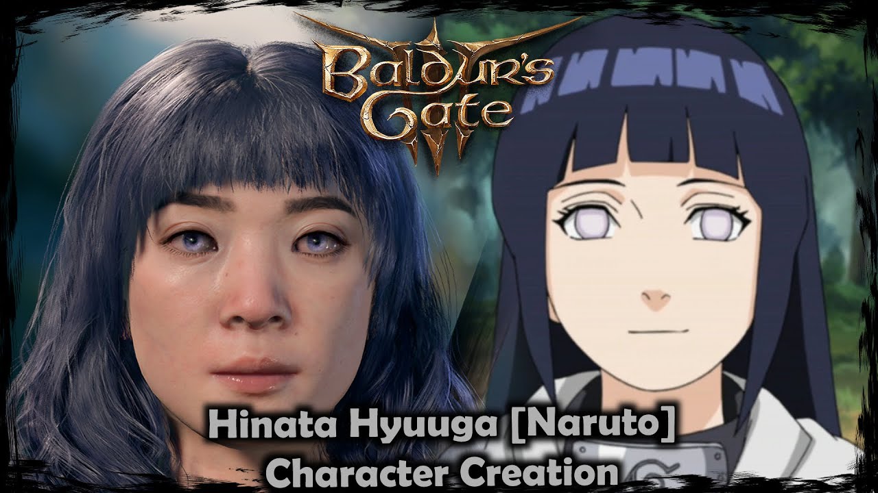 BALDUR'S GATE 3 || Hinata Hyuuga [Naruto] - Female Character Creation - YouTube