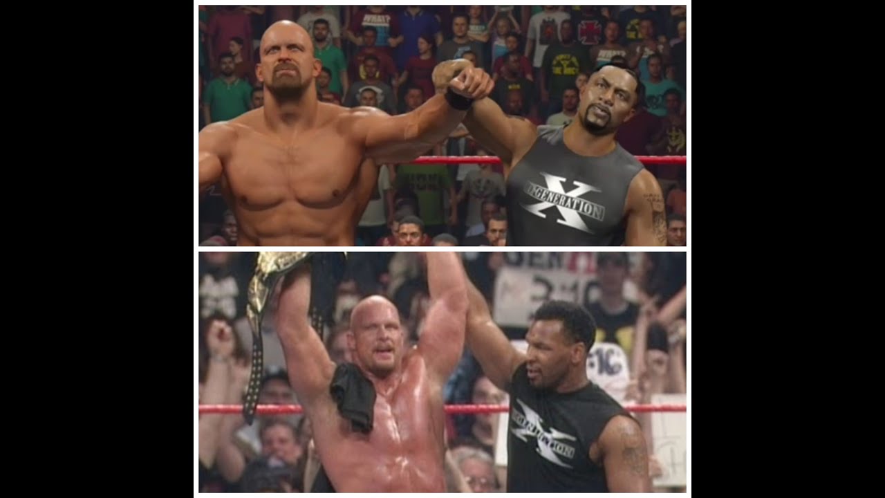 Stone Cold Steve Austin Wins WWF Title for the first time. Wwe 2k23 ...