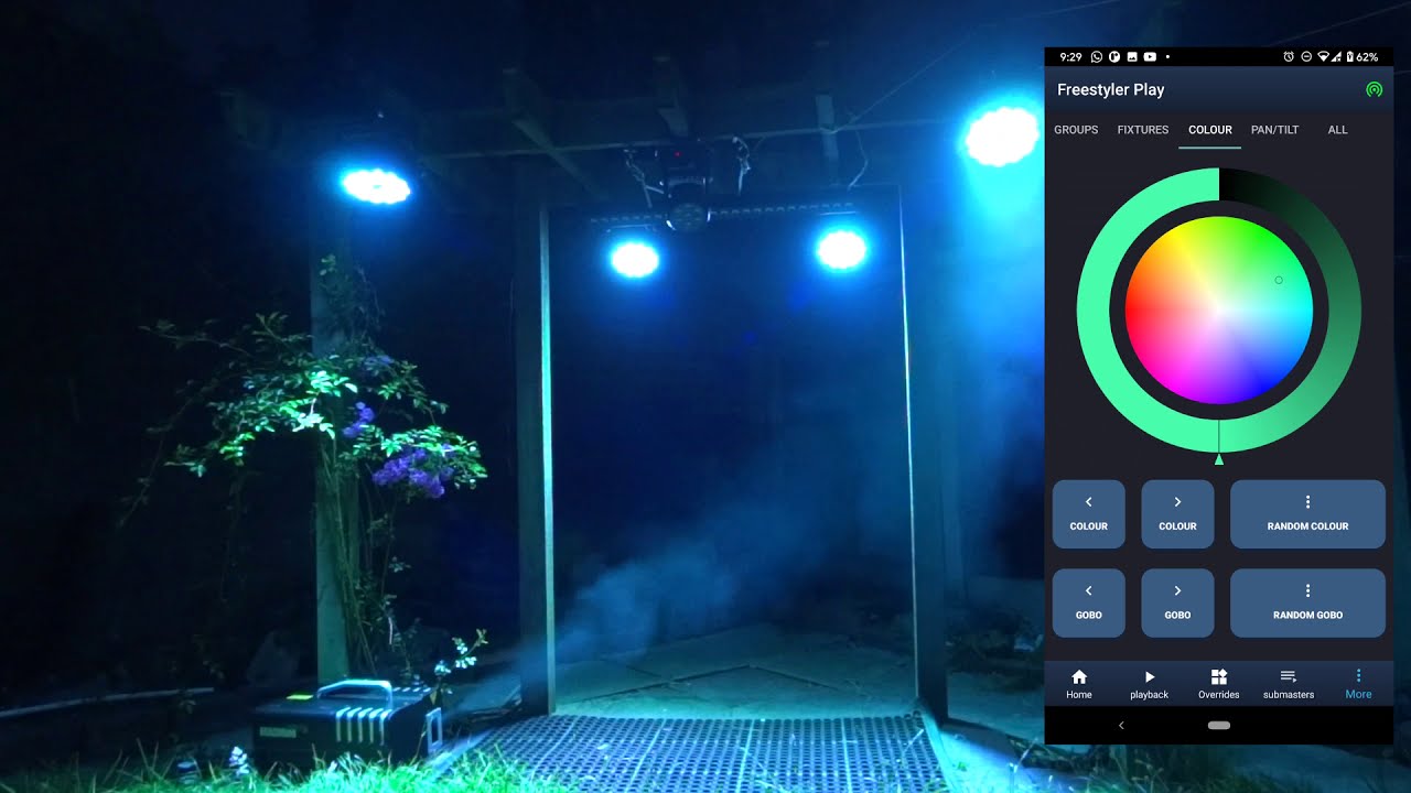 Freestyler Play - Android DMX Demo - YouTube