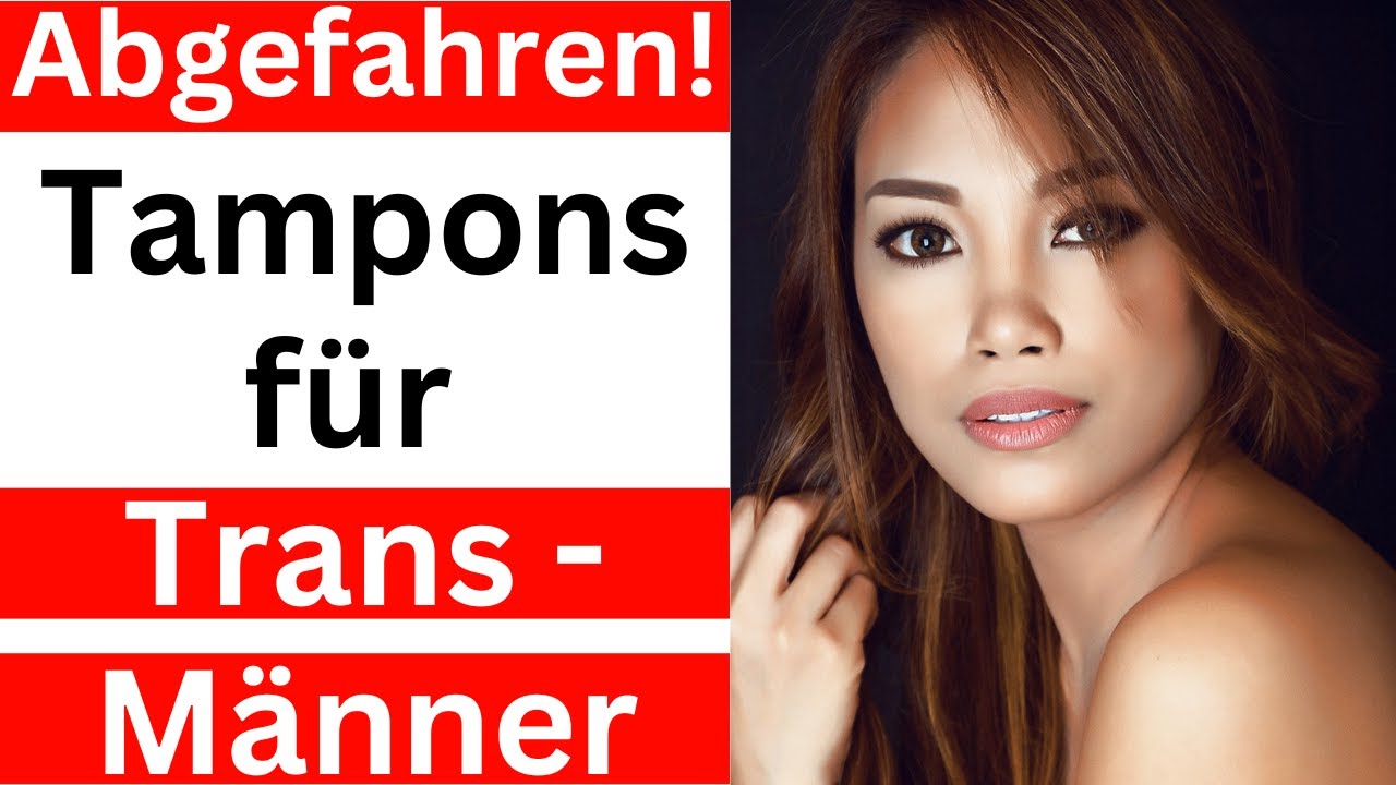 For Men-Struation heißt der heutige Titel. Der erste Tampon für Trans ...