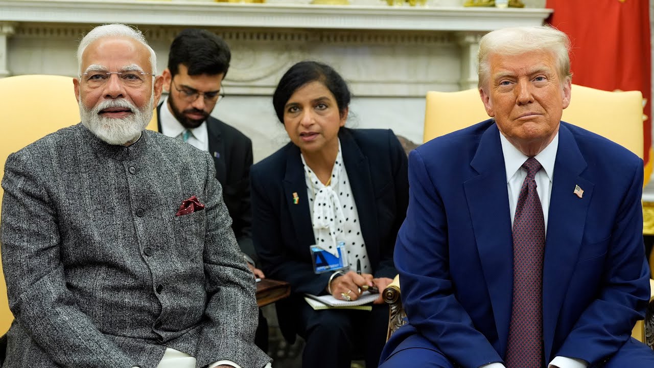 Indian PM Narendra Modi meets Trump in visit meant to boost US-India ...