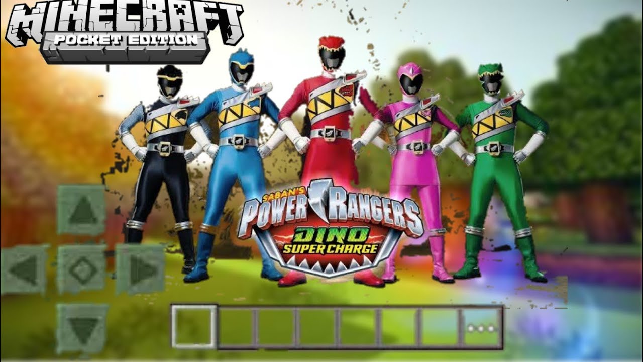 Saiu *NOVO* addons/mod do Power Rangers dino charge para (Minecraft pe ...