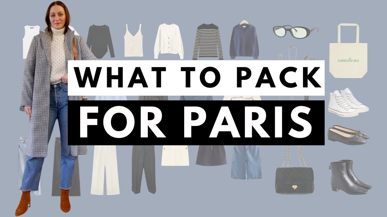 🇫🇷 Packing List For Paris 2023 🇫🇷 - YouTube
