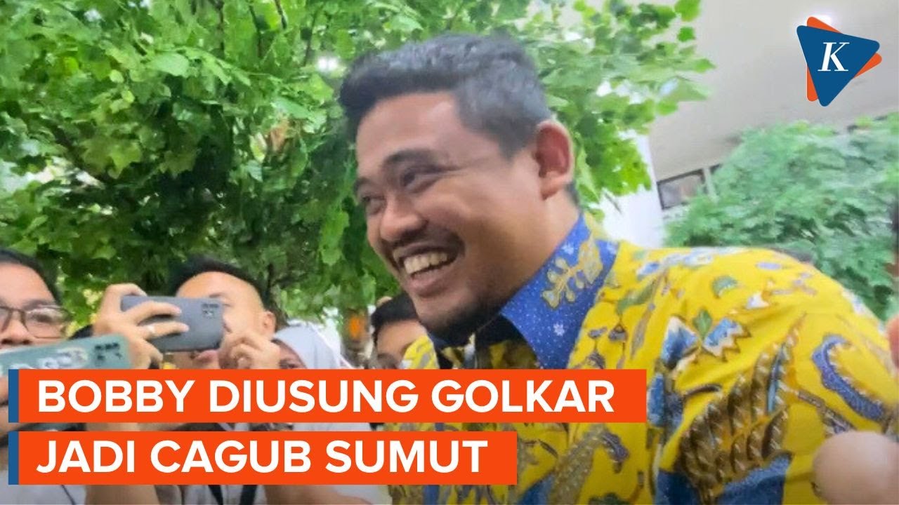 Diusung Jadi Cagub Sumut, Bobby Tinggal Tunggu KTA Golkar - YouTube