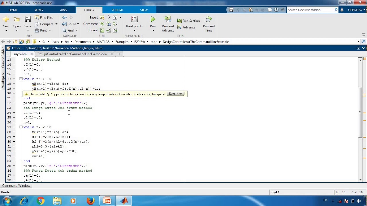 Numerical Method Lab Euler,RK2,RK4 - YouTube