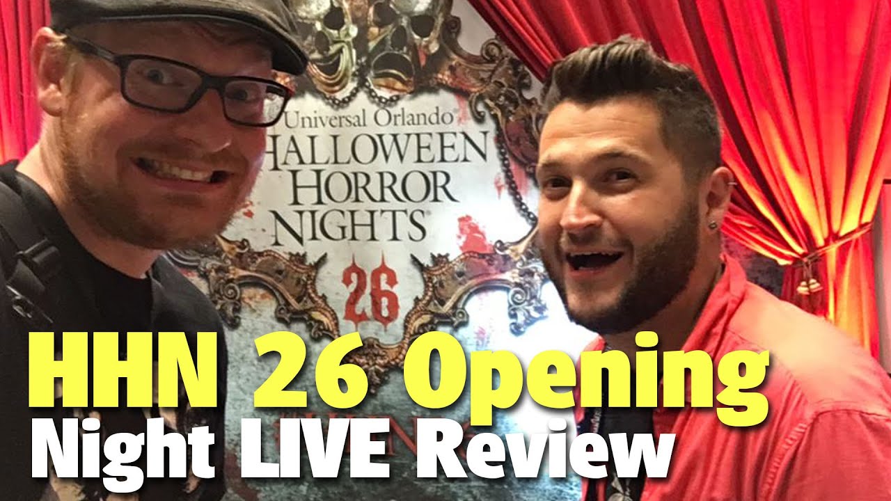 Halloween Horror Nights 26 LIVE Opening Night Review | Universal ...