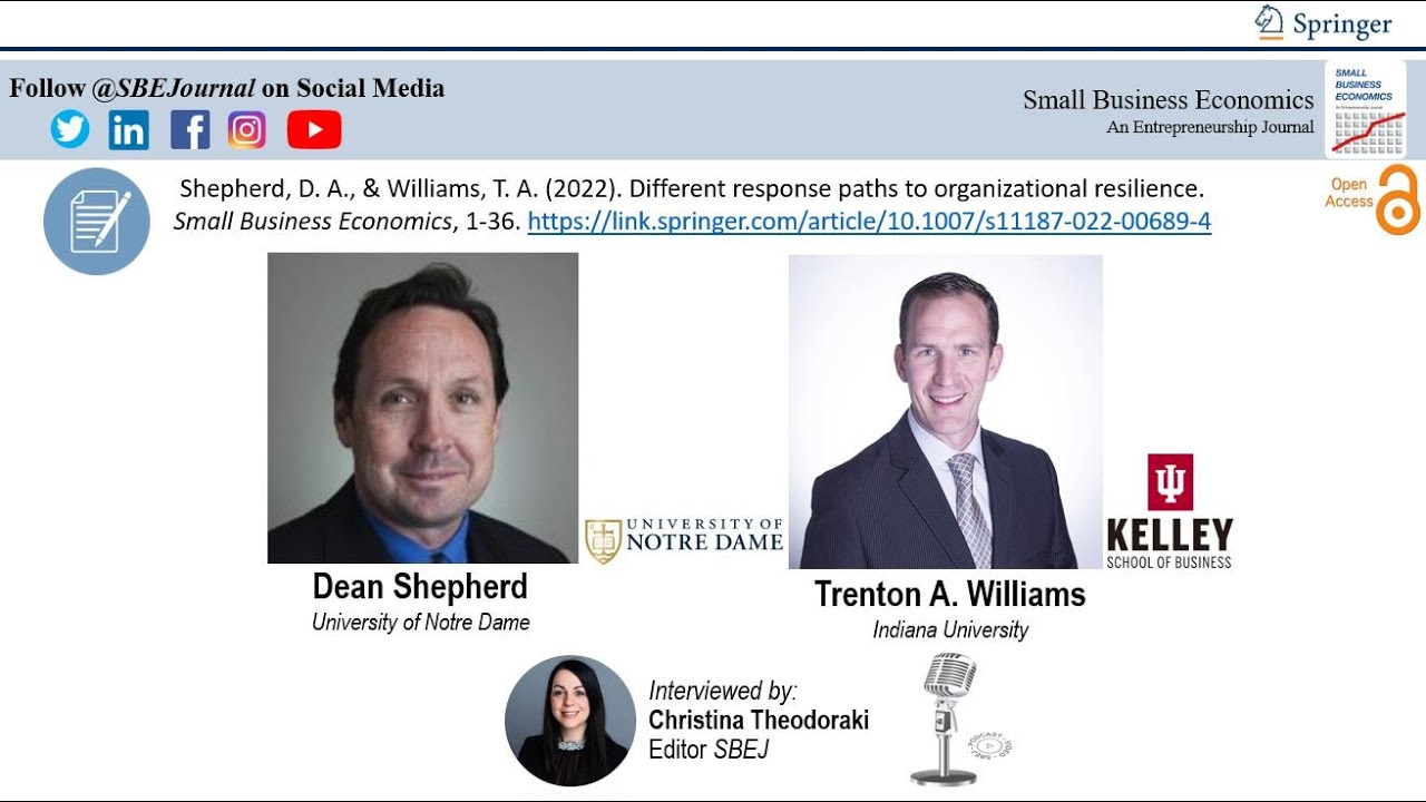 Dean Shepherd and Trent Williams reflect on the paths to organizational ...