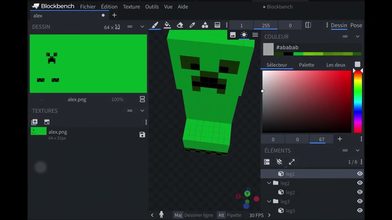 Comment Créer Son Propre Skin Minecraft Blockbench Youtube