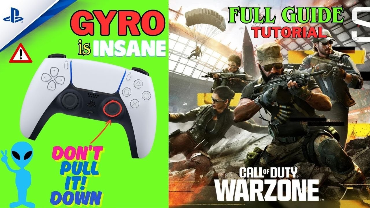 Warzone with Gyro controller🎮 for PS5 Full tutorial guide for beginners ...