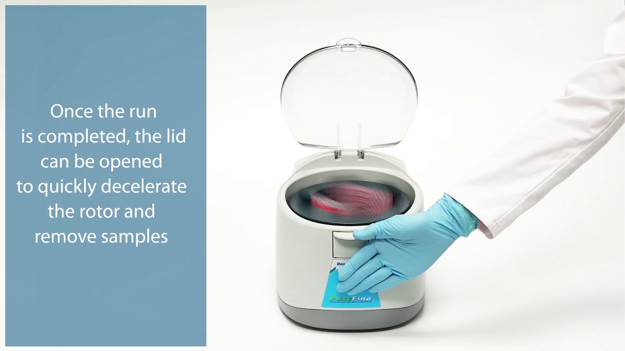 Benchmark Scientific, PlateFuge™ Microcentrifuge - YouTube