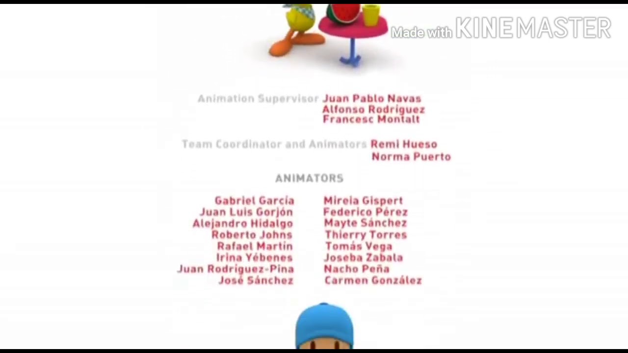 Pocoyo Ending Credits - YouTube
