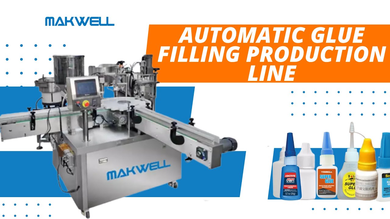 Glue Filling Process using Automatic Glue Filling Production Line - YouTube