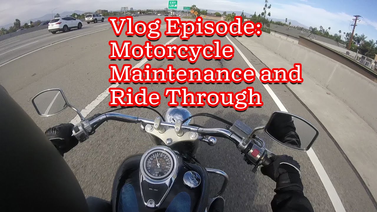 Motorcycle Maintenance and Ride through - YouTube