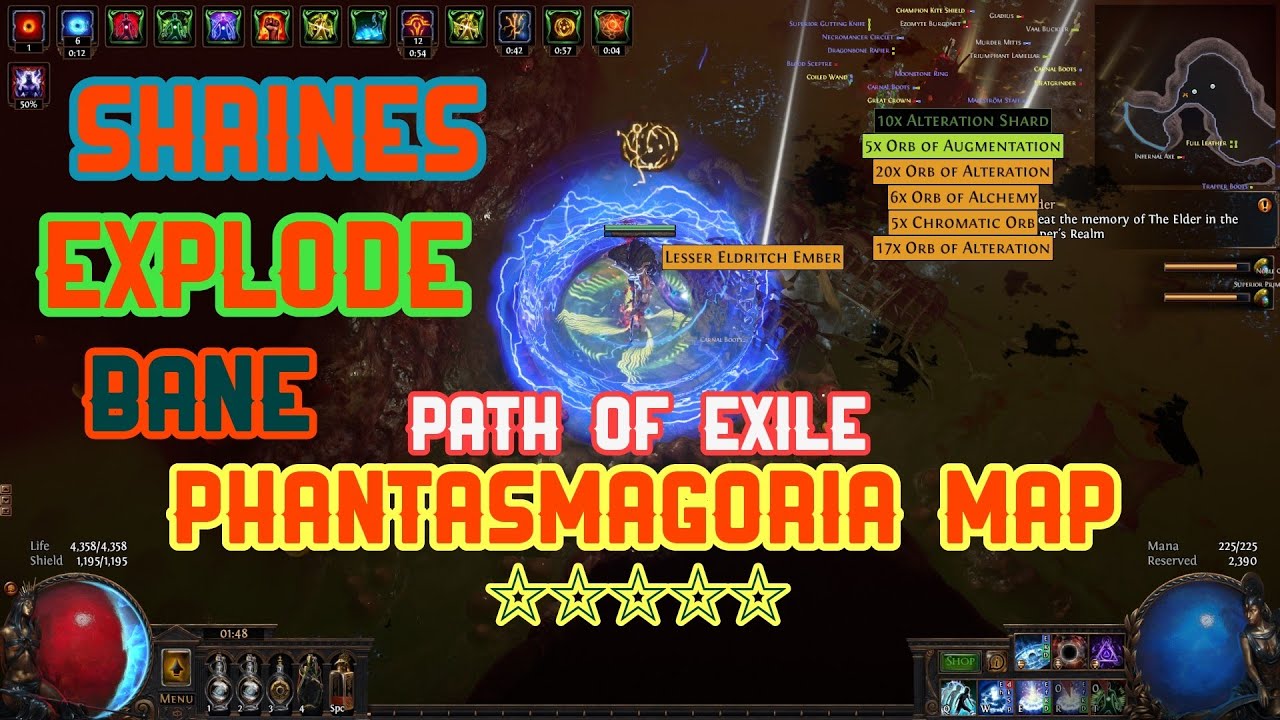 Phantasmagoria Map - Unusual Shrines - Path Of Exile - POE - YouTube