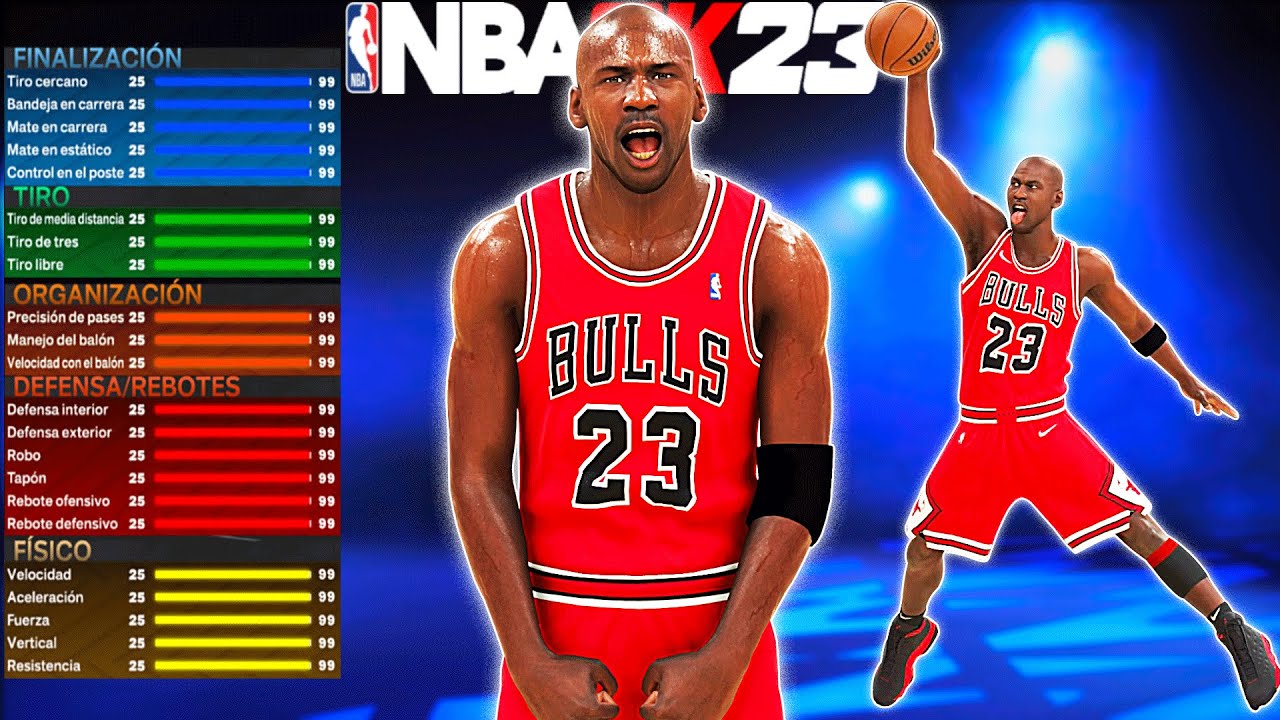 Mi build MICHAEL JORDAN 🐐 ESTÁ ROTO en NBA 2K23 - Como CREAR a MICHAEL ...
