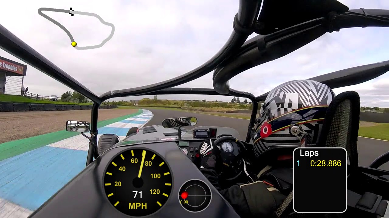 Super Lap Scotland 2019 Round 8 Caterham R400 - David Long - Final Flying Lap - YouTube