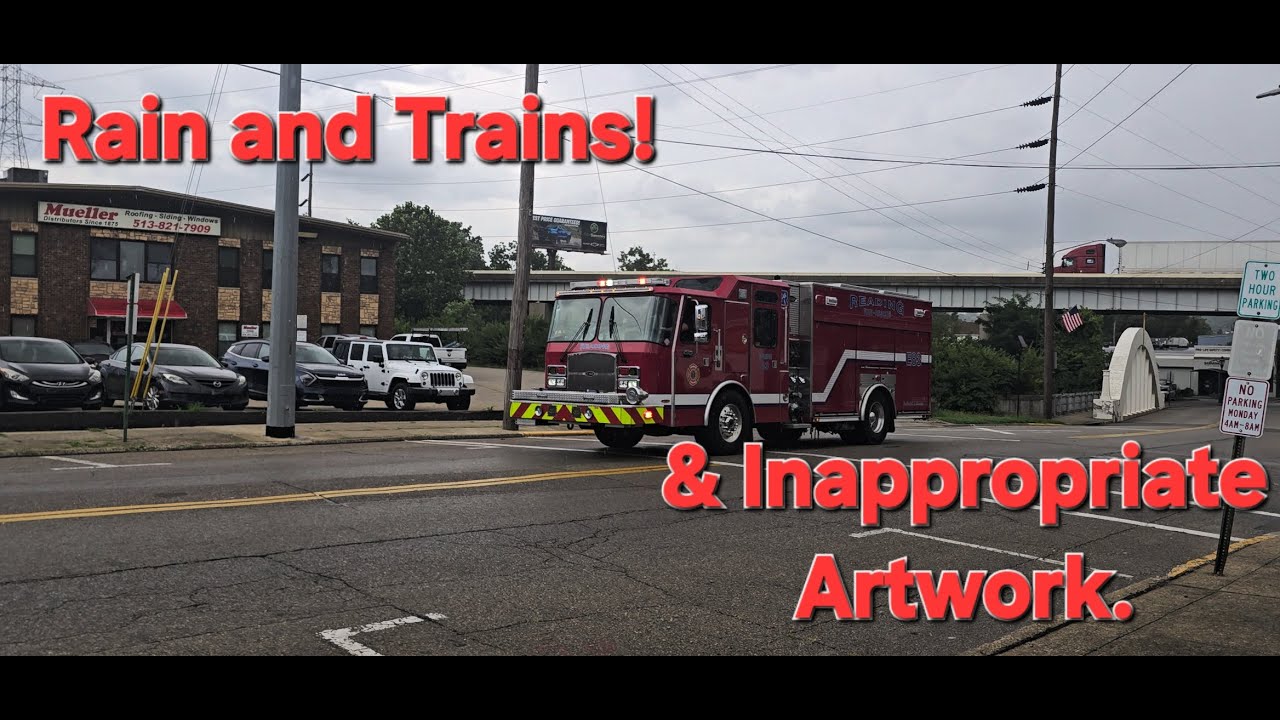 Rain, Trains, Thunderstorms, and Inappropriate Graffiti. - YouTube