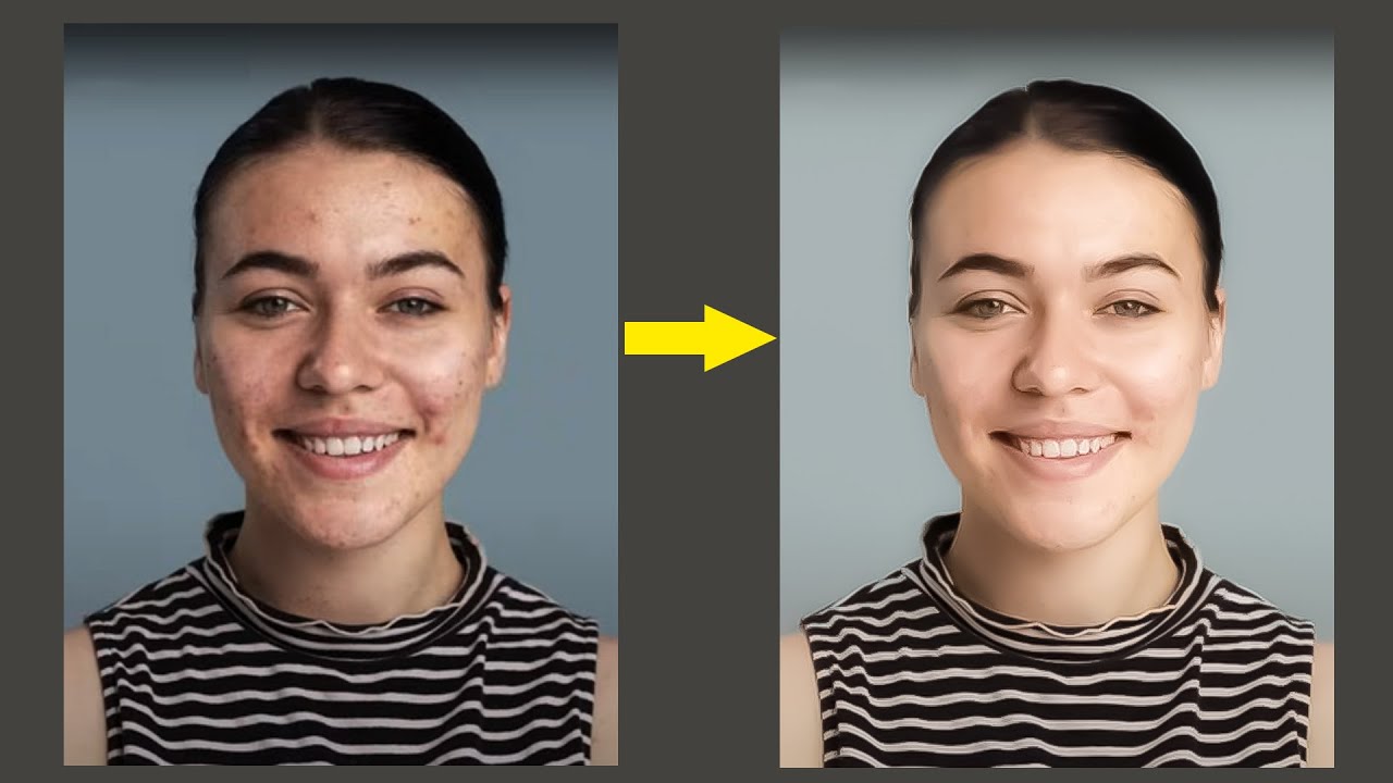 Face Retouching - Best Photoshop Tutorial | Skin Retouching - YouTube