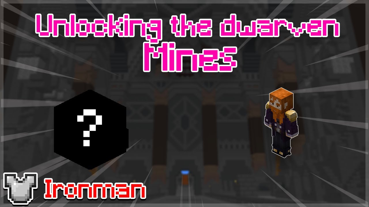 Unlocking The Dwarven Mines! | Hypixel skyblock ironman Ep.4 - YouTube