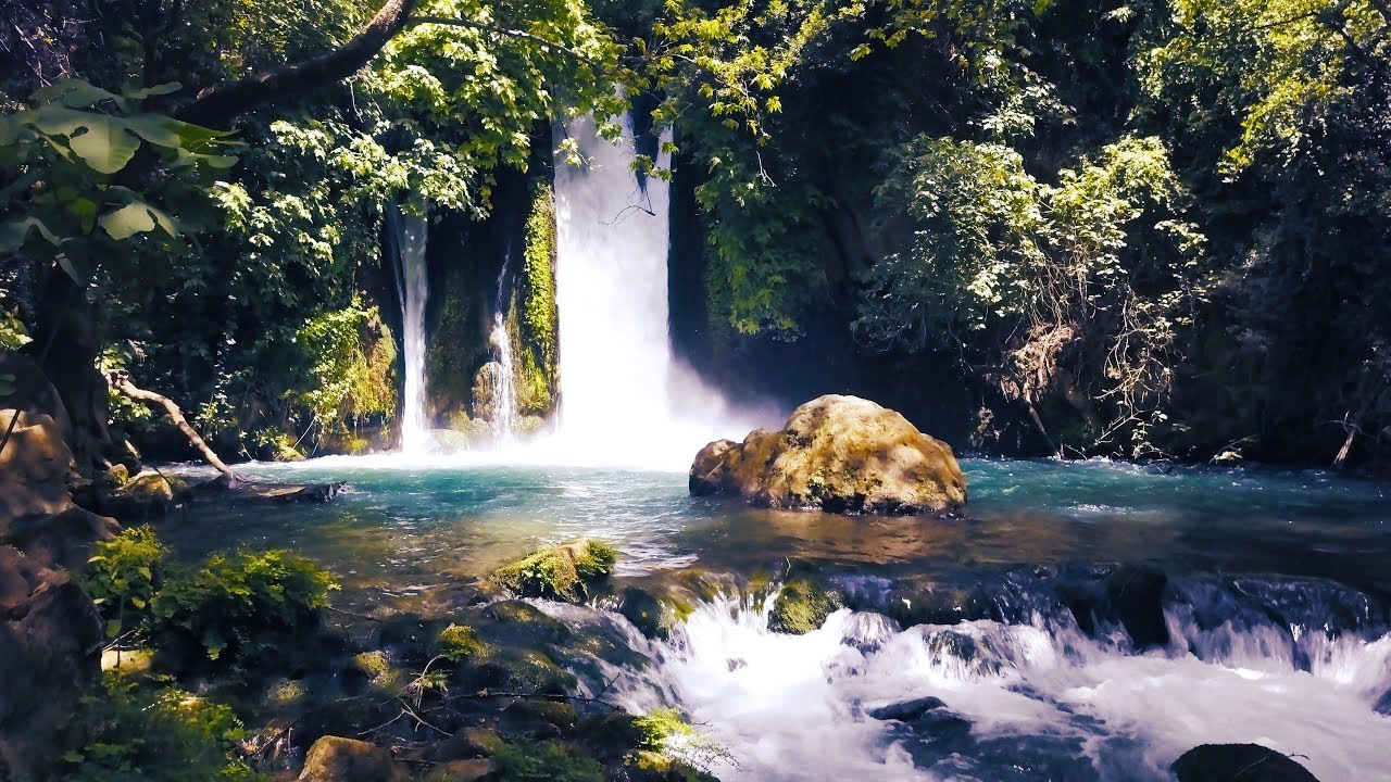Banias Waterfall, Israel מפל הבניאס ‬‎- 4K drone - OKMediaProducties ...