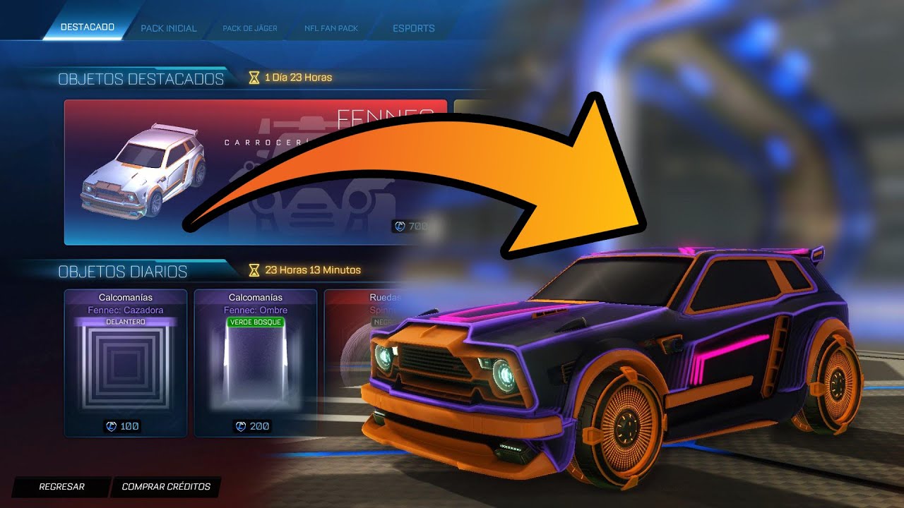 Diseños para FENNEC NARANJA! - Rocket League - YouTube