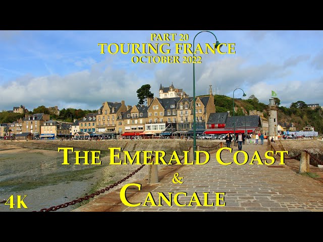 Cancale France Poster Low Tide Cancale Village And Fishing Port.