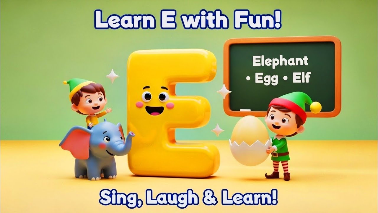 Explore E with Fun | Learn the Alphabet with Elves, Earth, Echo & More ...