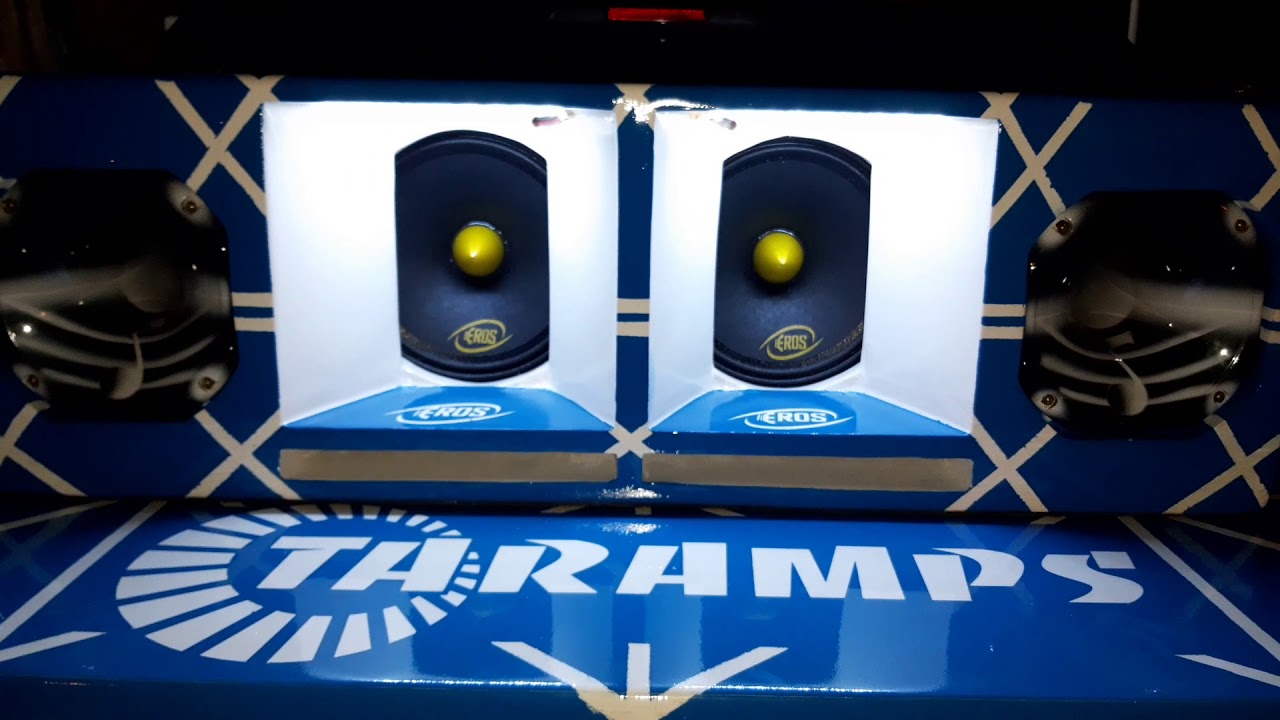 médio grave Eros 8 polegadas 8mb400 200 rms - YouTube
