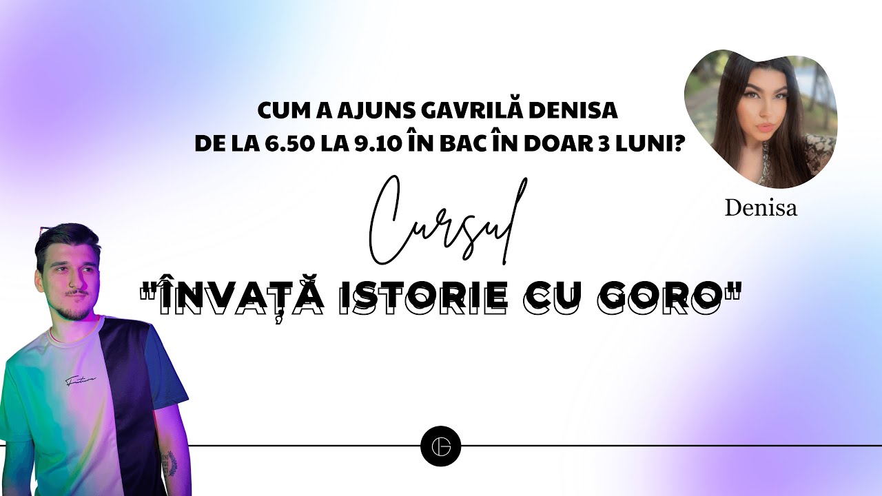 Cum a ajuns Gavrilă Denisa de la 6.50 la 9.10 în bac în doar 3 luni ...