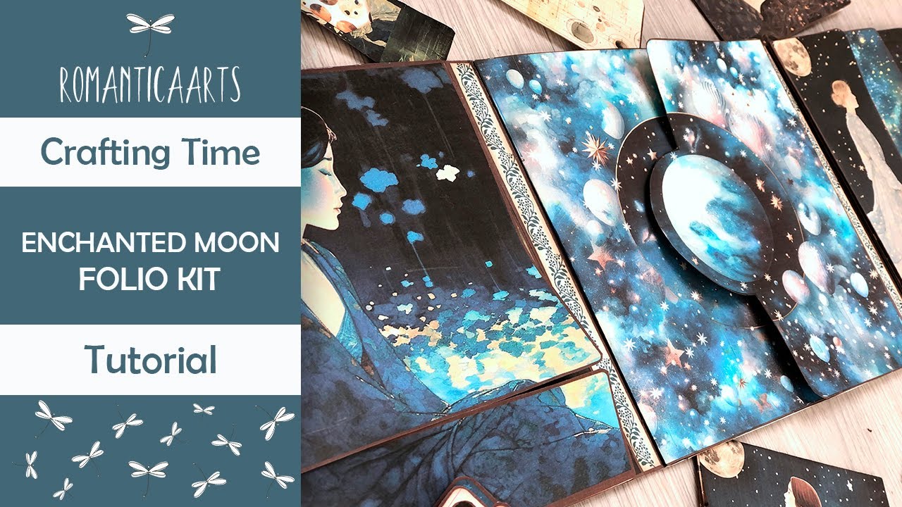 Design Showcase - Enchanted Moon Folio Kit - YouTube