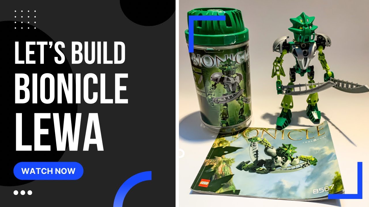 Lets Build Lego Bionicle - Toa Mata Lewa (8535) - YouTube