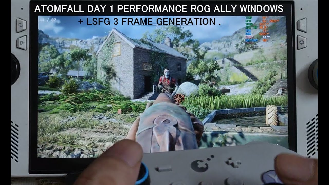 Rog Ally Z1E Atomfall PC Gamepass Day 1 Performance + LSFG 3 Frame ...