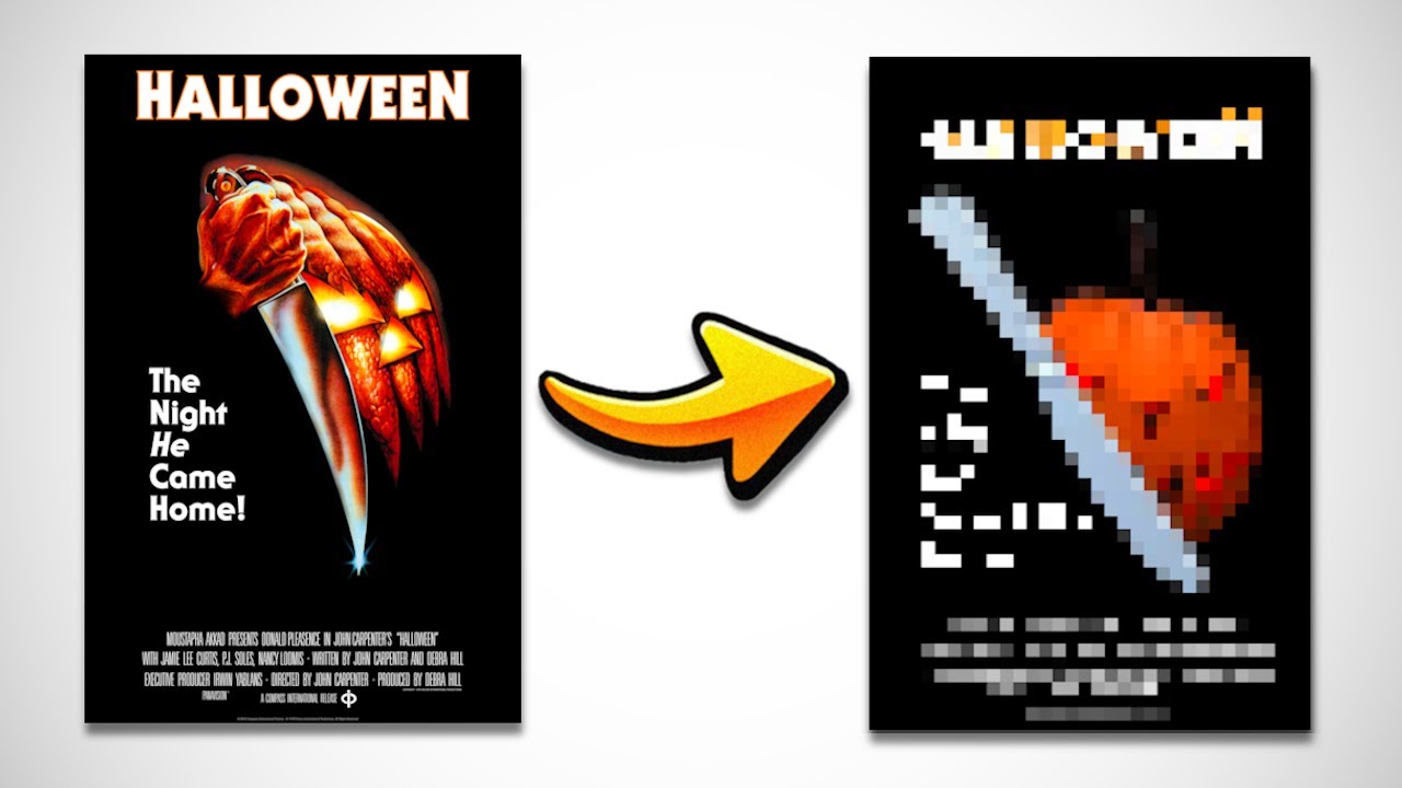 I Recreated HORROR Movie Posters In Gorilla Tag! - YouTube