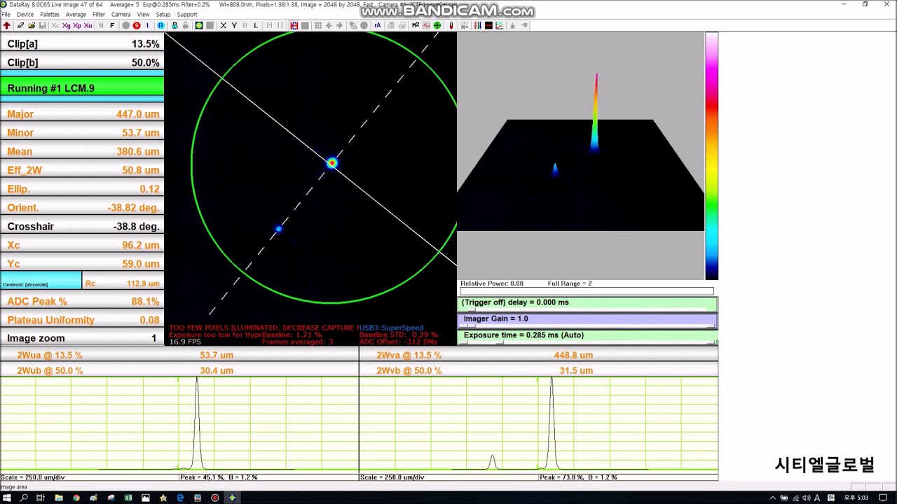 Fiber Laser Focus Spot size 측정 - YouTube