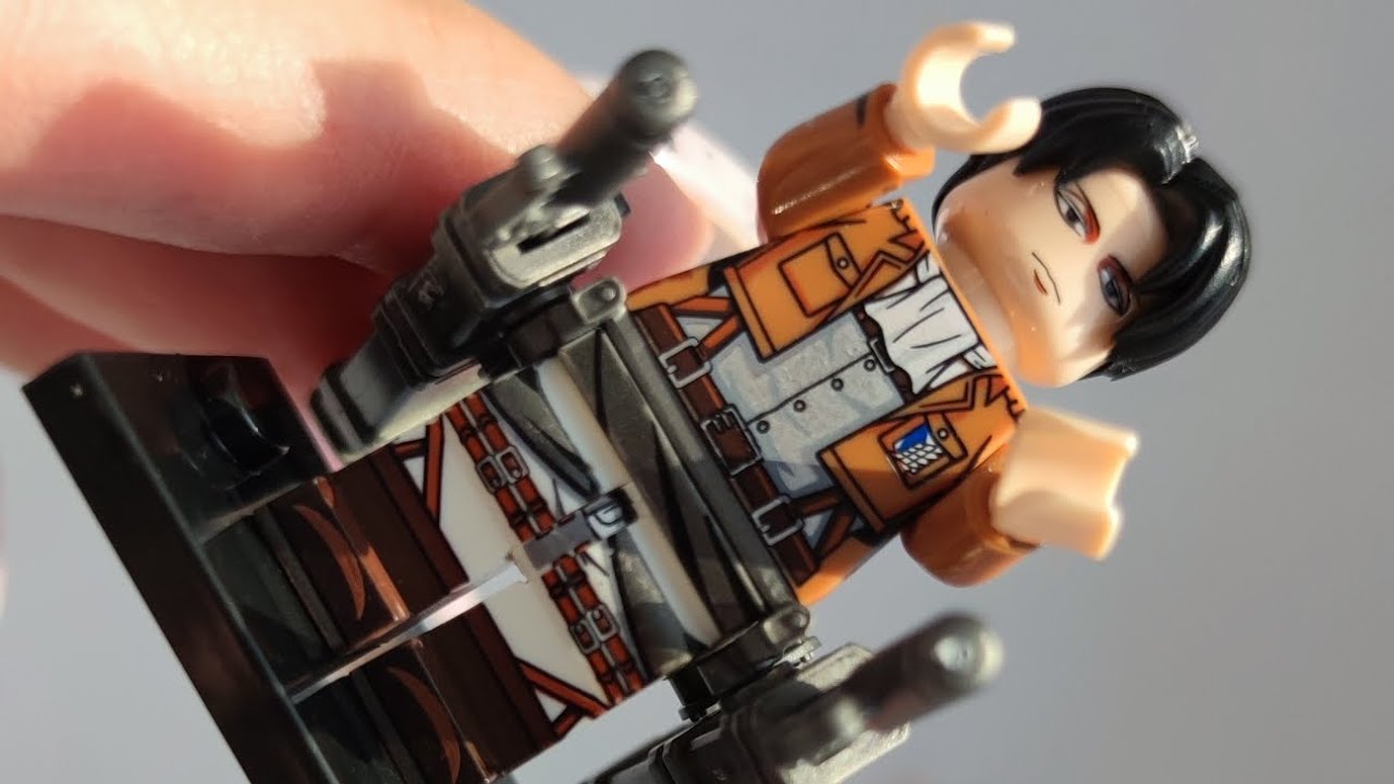 LEGO Unboxing Attack on Titan | Levi | Lego - YouTube