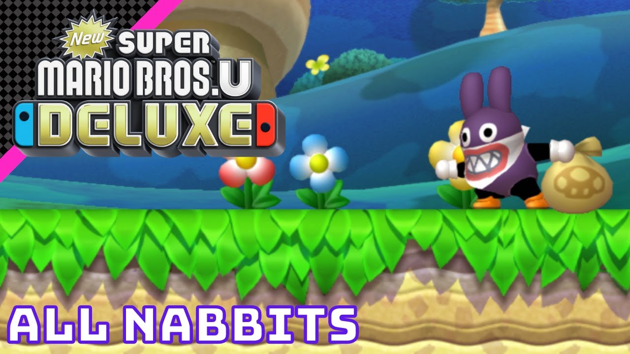 All Nabbits | New Super Mario Bros. U Deluxe - YouTube