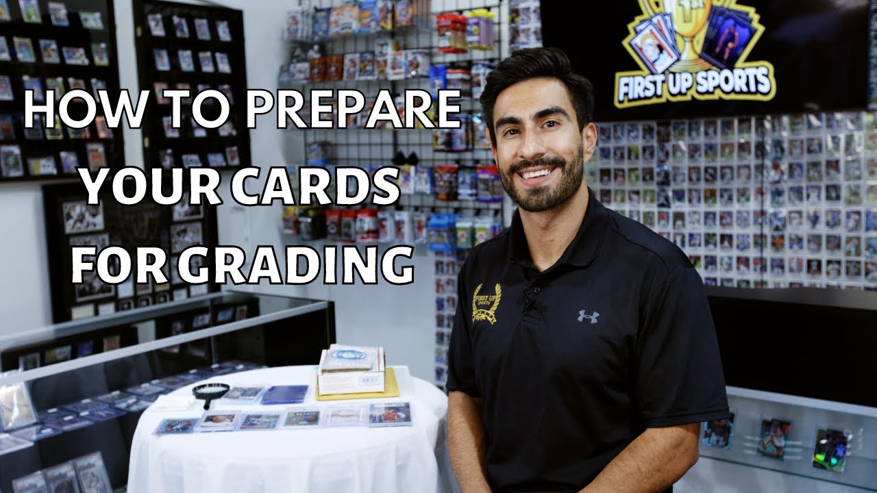 How To Prepare Your Cards for Grading - YouTube