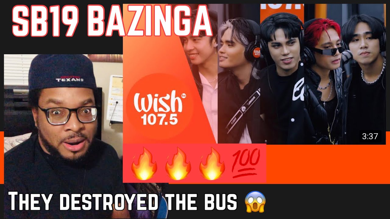 SB19 BAZINGA - WISH BUS LIVE - MIND BLOWING 🤯😱 🔥💯REACTION - YouTube