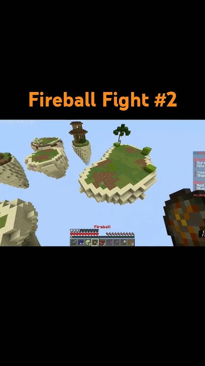 Fireball Fight #2 ⚔️😂 #minecraft #practice #funny #meme #win - YouTube