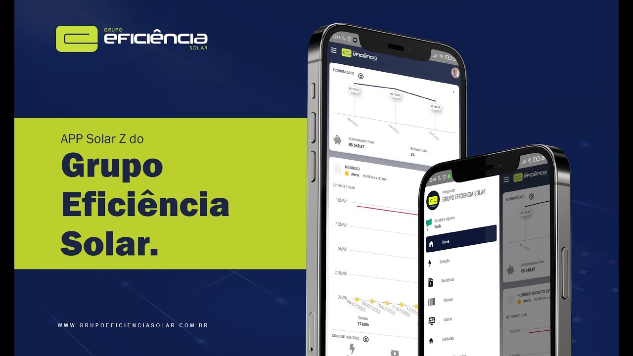 Aplicativo SolarZ do Grupo Eficiência Solar - YouTube