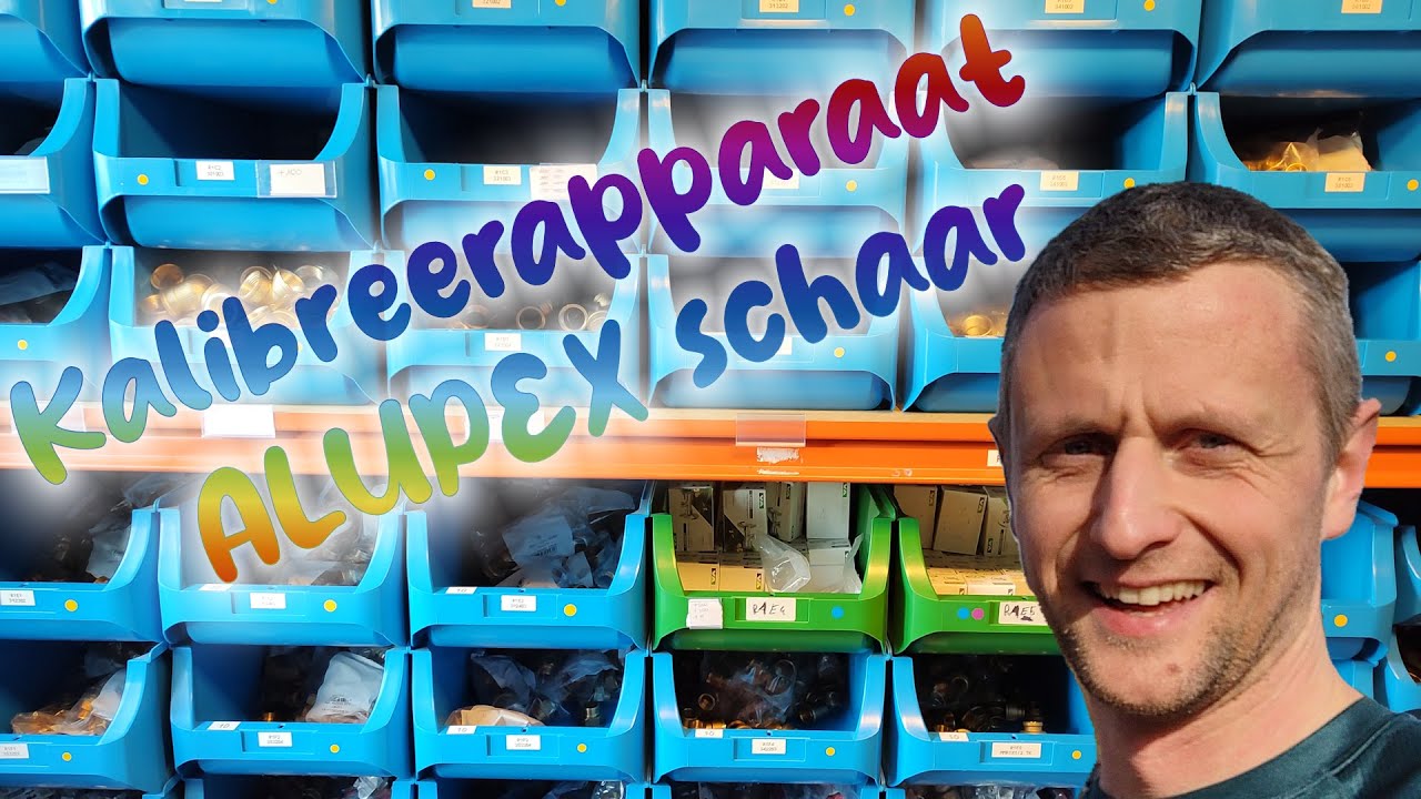 Kalibreerapparaat en ALUPEX schaar - YouTube