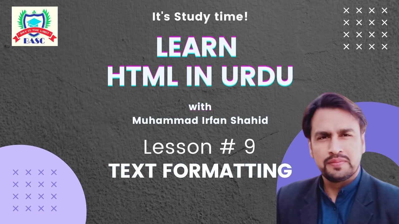Html Tutorials Text Formatting Lesson 9 Youtube 1595