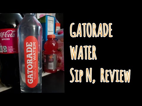 GATORADE WATER Sip N, Review - YouTube