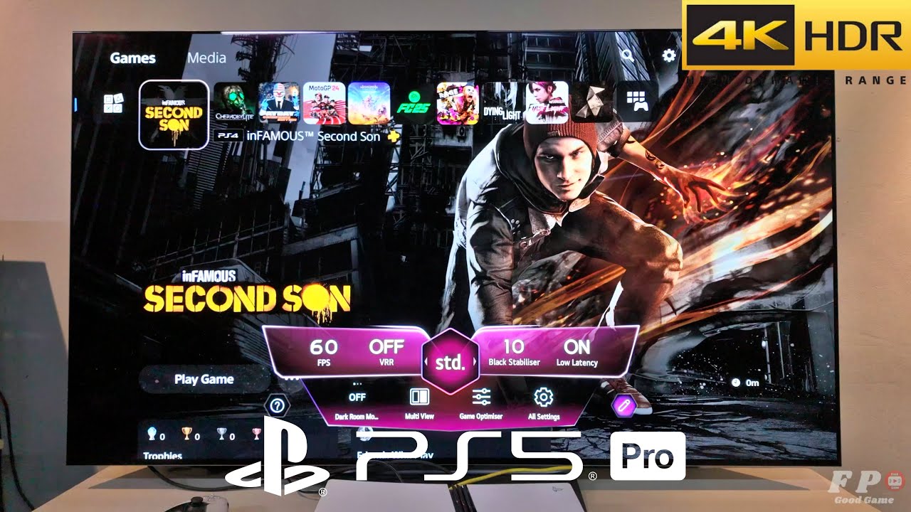 INFAMOUS SECOND SON PS5 Pro Gameplay With LG Oled TV 4K (ps4 image ...