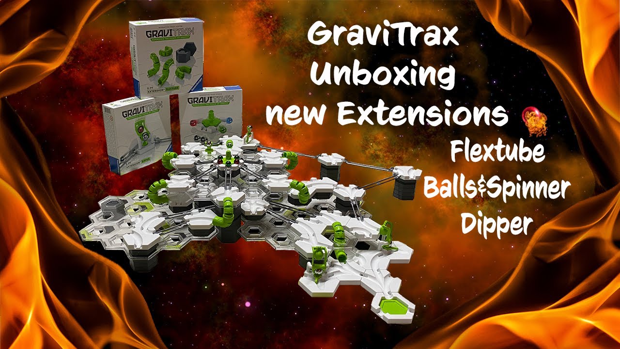 GraviTrax Unboxing Dipper, Flextube and Balls & Spinner **New ...