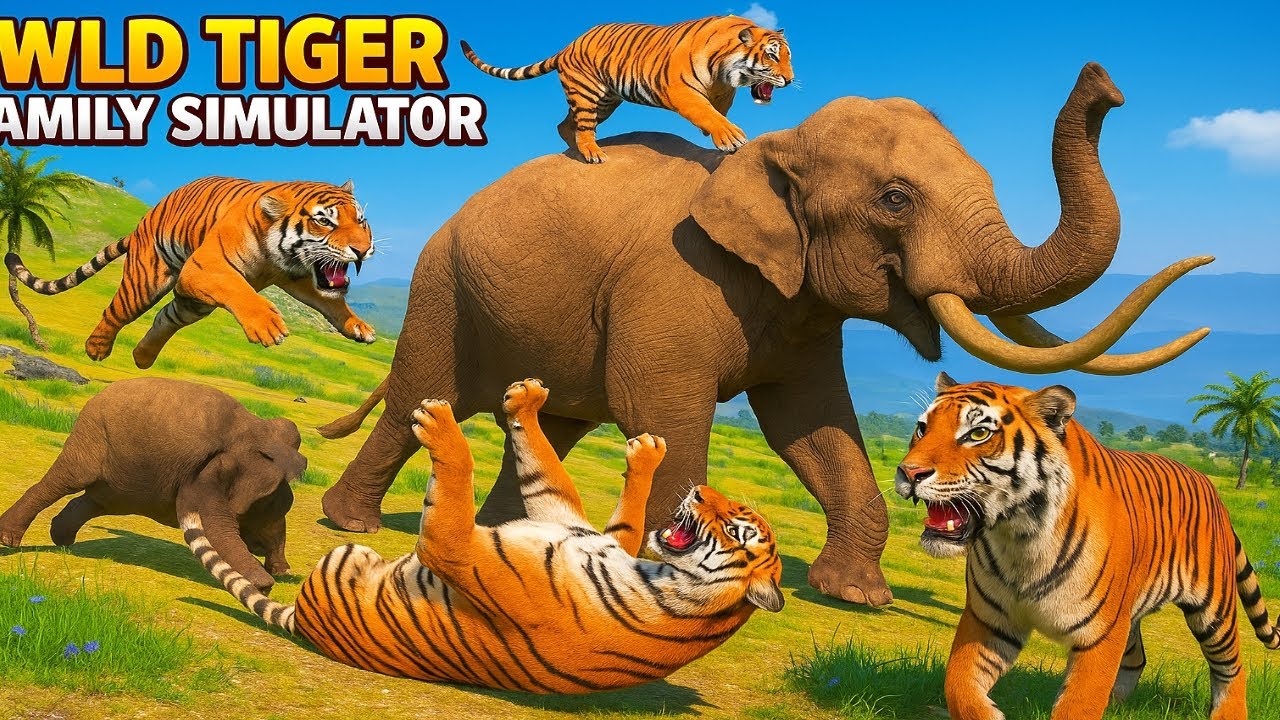 Wild Tiger Simulator 3D - Animal Games | Tiger Simulator GamePlay ...